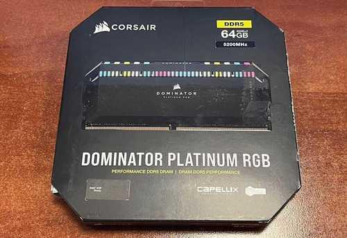 Corsair Dominator Platinum RGB 64Gb DDR5 5200 5600