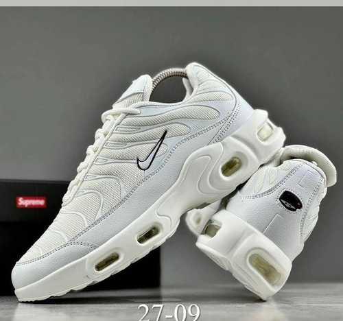 Кроссовки белые nike tn air max