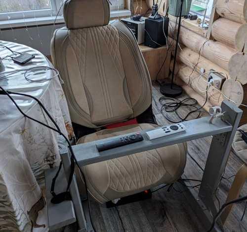 Кокпит для игрового руля, педалей и кпп