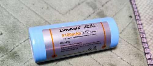 Аккумуляторы 26650 Liitokala 5100Mah 3.7v 50A