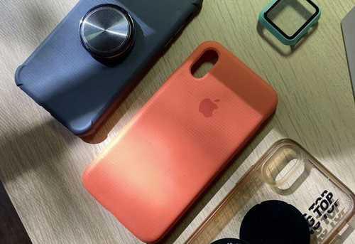 Чехол на iPhone xs и бампер на apple watch 3 38mm