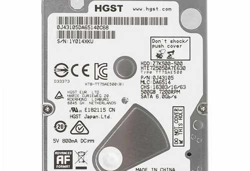 Жесткий диск hgst HTE725050A7E630 500Gb sataiii 2