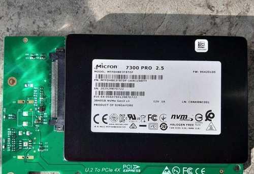 SSD Micron 7300 PRO NVMe 3.84TB PCLe