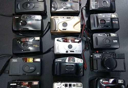 Плёночный фотоаппарат коллекция 15 штук