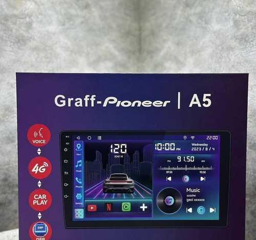 Магнитола Graff- Pioner / A5/ 9 дюймовый 4 64. Мод