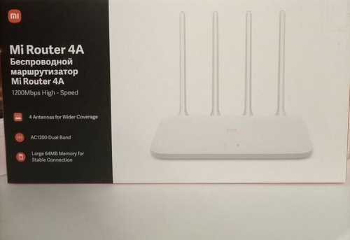 Wi-Fi роутер Xiaomi Mi Router 4A White