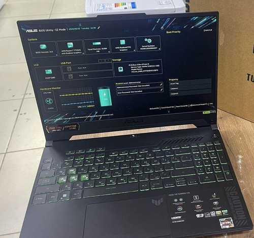 15.6" Ноутбук asus TUF RTX4060 Ryz7735HS