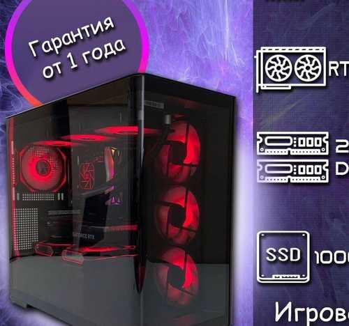 Игровой пк i5-12400f / RTX 4070 / 32Gb / 1000SSD