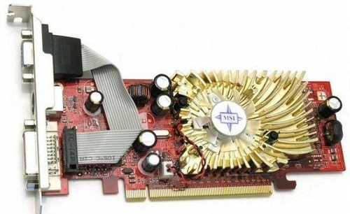Видеоадаптер 256Mb GeForce 7300 GS, PCI-E "