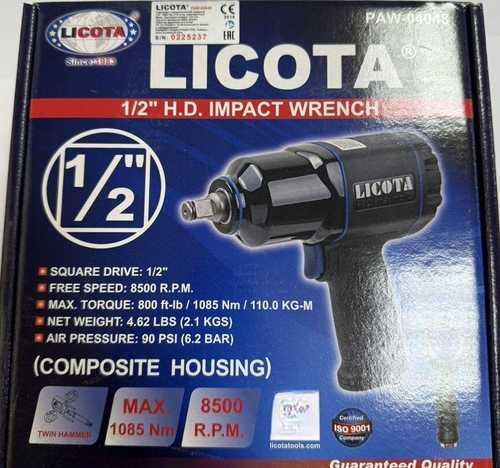 Пневмогайковерт licota PAW-04048
