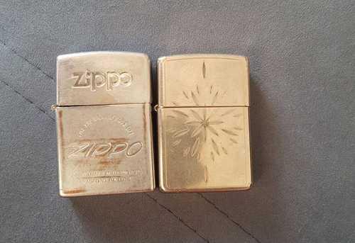 Зажигалка zippo silver plate оригинал