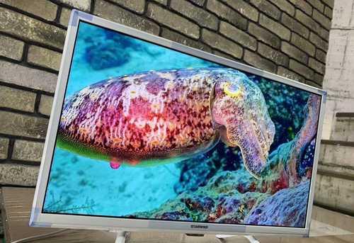 Белый телевизор с отличным Smart TV + настройка