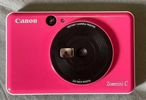 Фотоаппарат моментальной печати canon zoemini C