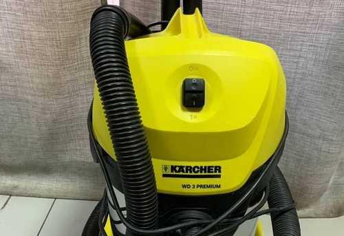 Профессиональный пылесос karcher WD 3 Premium (К)