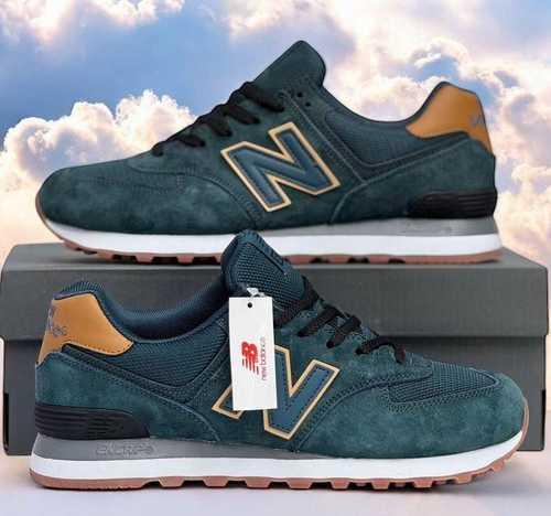 Кроссовки New Balance 574 Blue Green