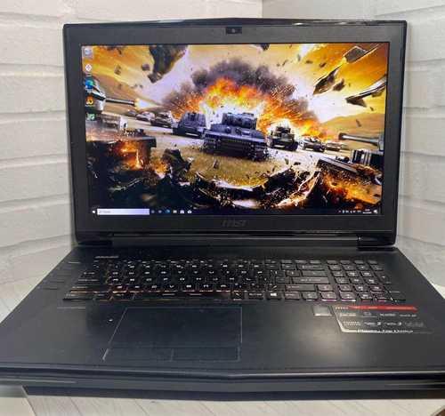 Игровой ноутбук MSI i7/gtx970m/16gb озу/17.3"