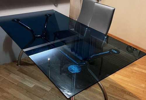 Кухонный стол стеклянный 160х90