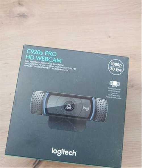 Web-камера Logitech HD Pro Webcam C920S, черный