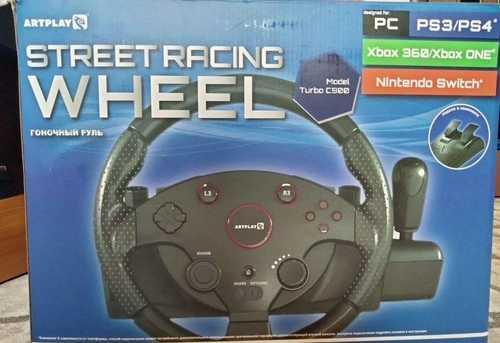 Игровой руль Street Racing Wheel Turbo C900