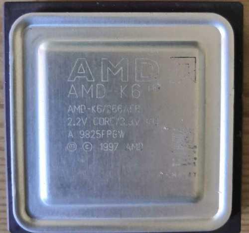 AMD K6/266 - Ретро процессор Socket 7