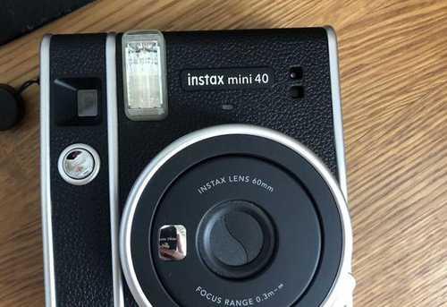 Пленочный фотоаппарат instax mini 40