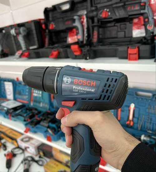 Шуруповерт Bosch GSR 120-Li, 12 В, 2.0Ач - 2шт, ке