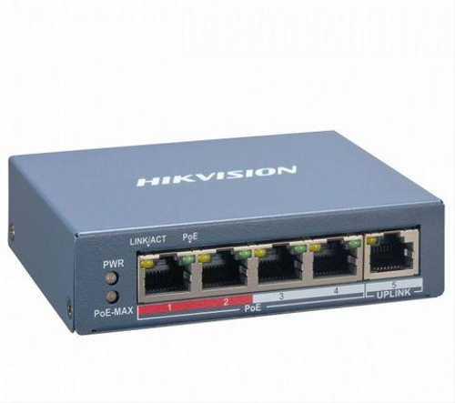 Коммутатор Hikvision DS-3E1105P-EI