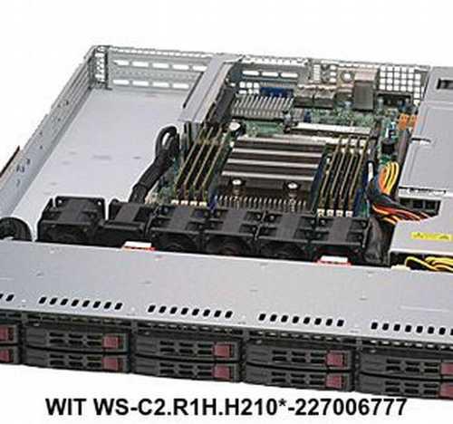 Сервер Supermicro WIT WS-C2.R1H.H210-227006777