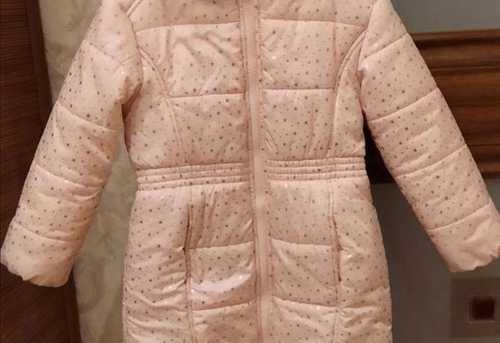 Пальто зимнее для девочки 104 размер GEE JAY girls