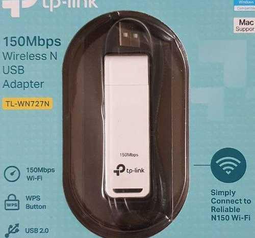 Сетевой адаптер (приёмник) WiFi TP-Link TL-WN727N