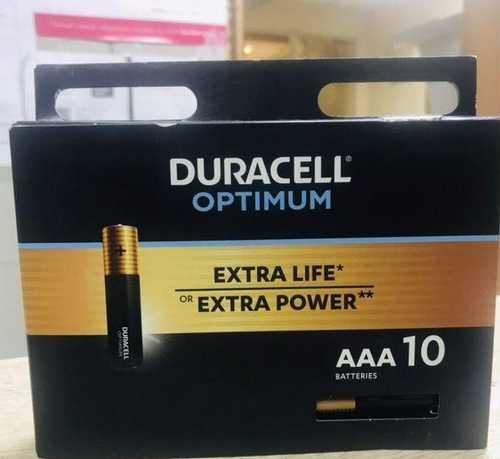 Батарейки Duracell Optium AAA 10шт. Оригинал