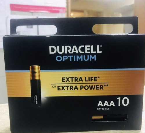 Батарейки Duracell Optium AAA 10шт. Оригинал