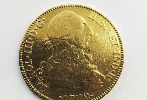 Монета испанские конфедераты 917 проба 8 солди