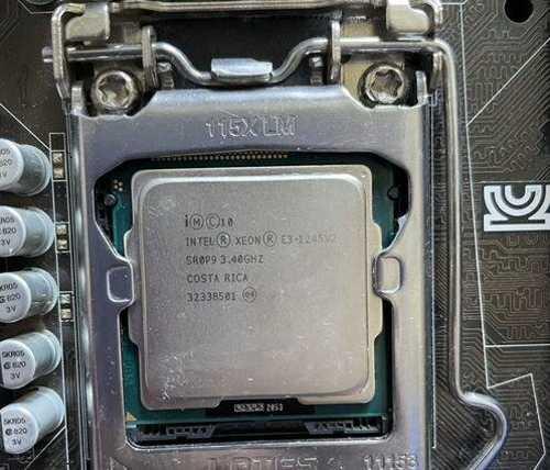 Процессор xeon e3 1245v2 (i7-3770k)