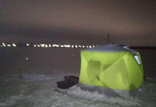 Зимняя палатка cube трехслойная бу