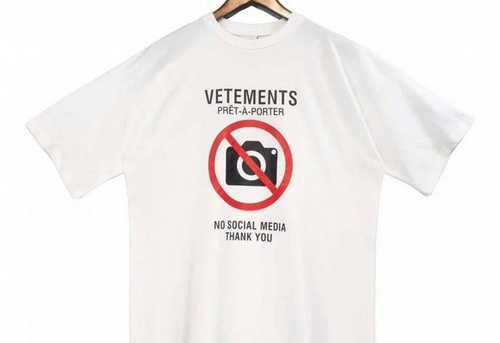 Футболка Vetements antisocial