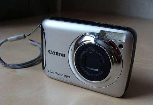 Компактный фотоаппарат canon powershot a495