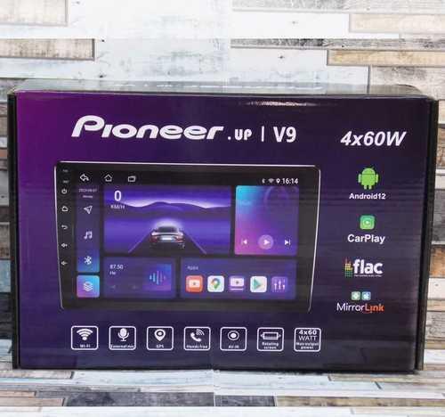 Магнитола Pioneer UP V9 для автомобиля Android