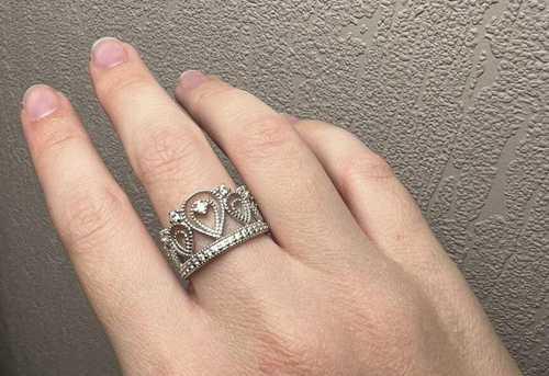 Кольцо серебрянное sokolov корона