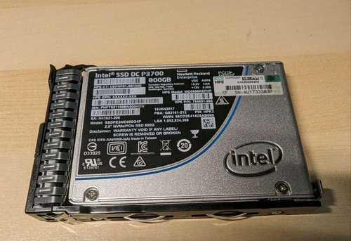Накопитель HPE SSD HPE 800Gb PCIe NVMe sff 2.5 765