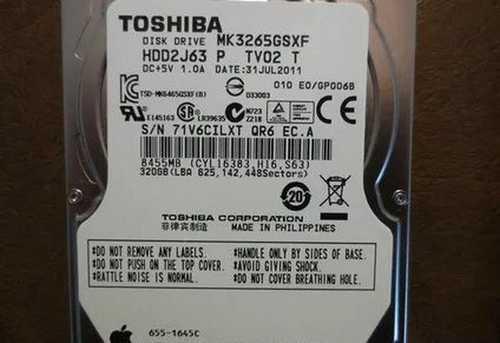 Жесткий диск Toshiba 2.5" 320Gb