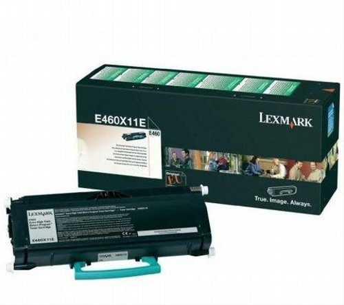 Картридж Lexmark E460X11E черный высокой ёмкости д