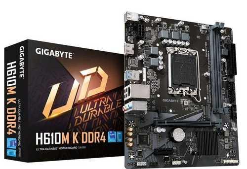 Материнская плата gigabyte H610 M K DDR4