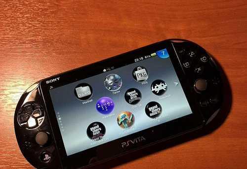 Ps Vita slim 128gb много игр