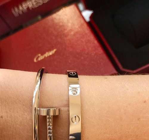 Браслет Cartier гвоздь без камней