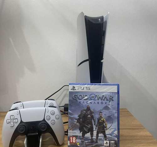 Sony playstation 5, с дисководом, 2 джойстика