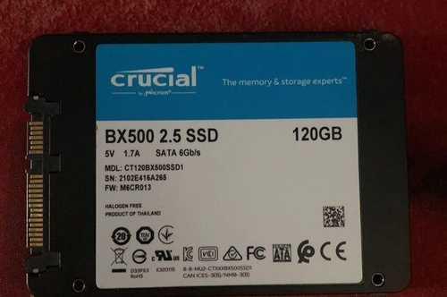 Жесткий диск для пк SSD 120GB crucial