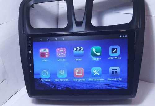 Renault Logan 2 Sandero магнитола android GPS wif