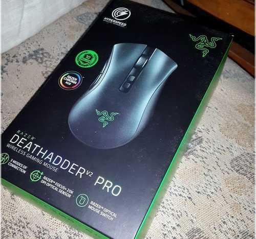 Беспроводная игровая мышь razer deathadder v2 pro