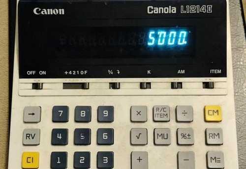 Калькулятор Canon Canola L1214 markII
